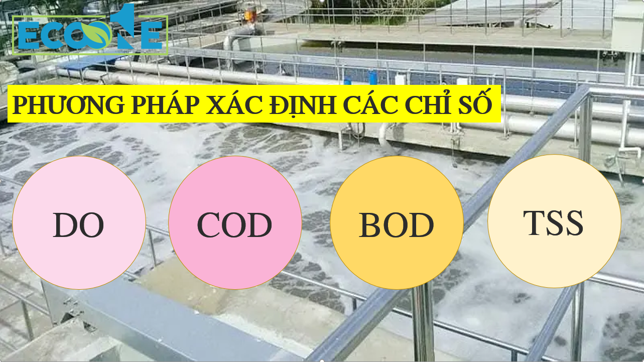 Phương pháp xác định các chỉ số DO, COD, BOD và TSS trong nước thải.