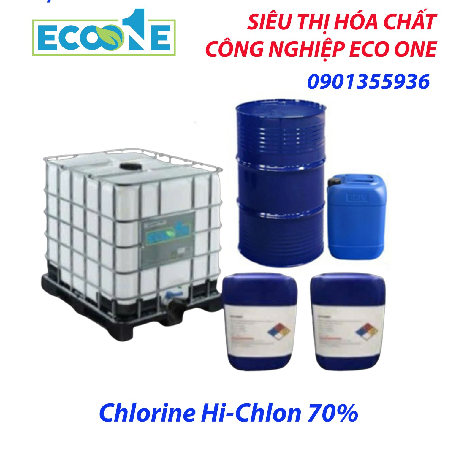 Chlorine Hi-Chlon 70% Siêu Thị Hóa Chất Công Nghiệp ECO ONE CHEM