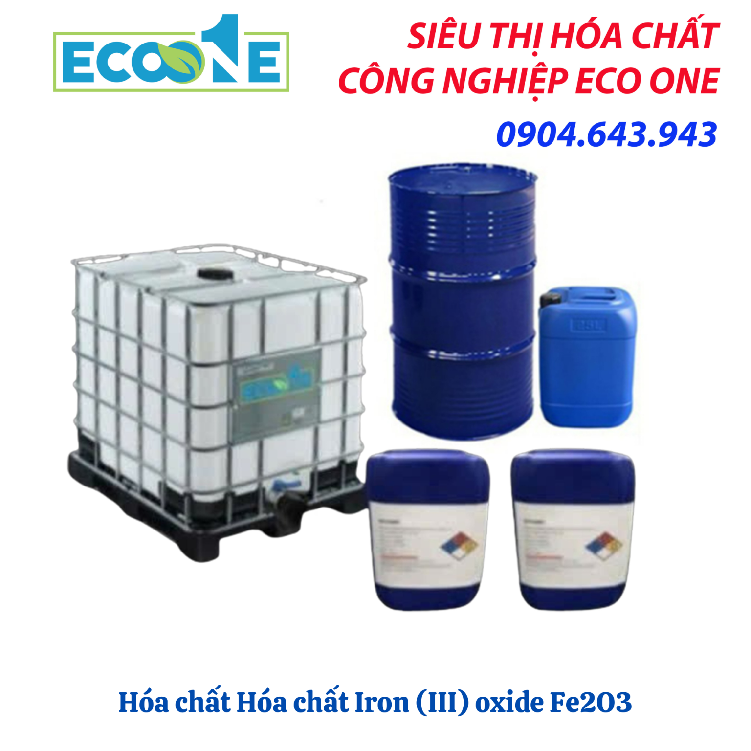 Hóa chất Iron (III) oxide Fe2O3 - Siêu Thị Hóa Chất Công Nghiệp ECO ONE ...